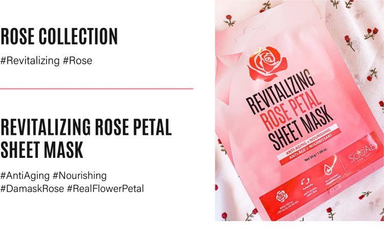 Revitalizing Rose Petal Sheet Mask - Clean & Green Beauty