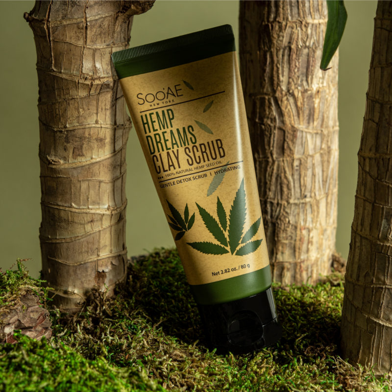 Hemp Dreams Clay Scrub - Clean & Green Beauty