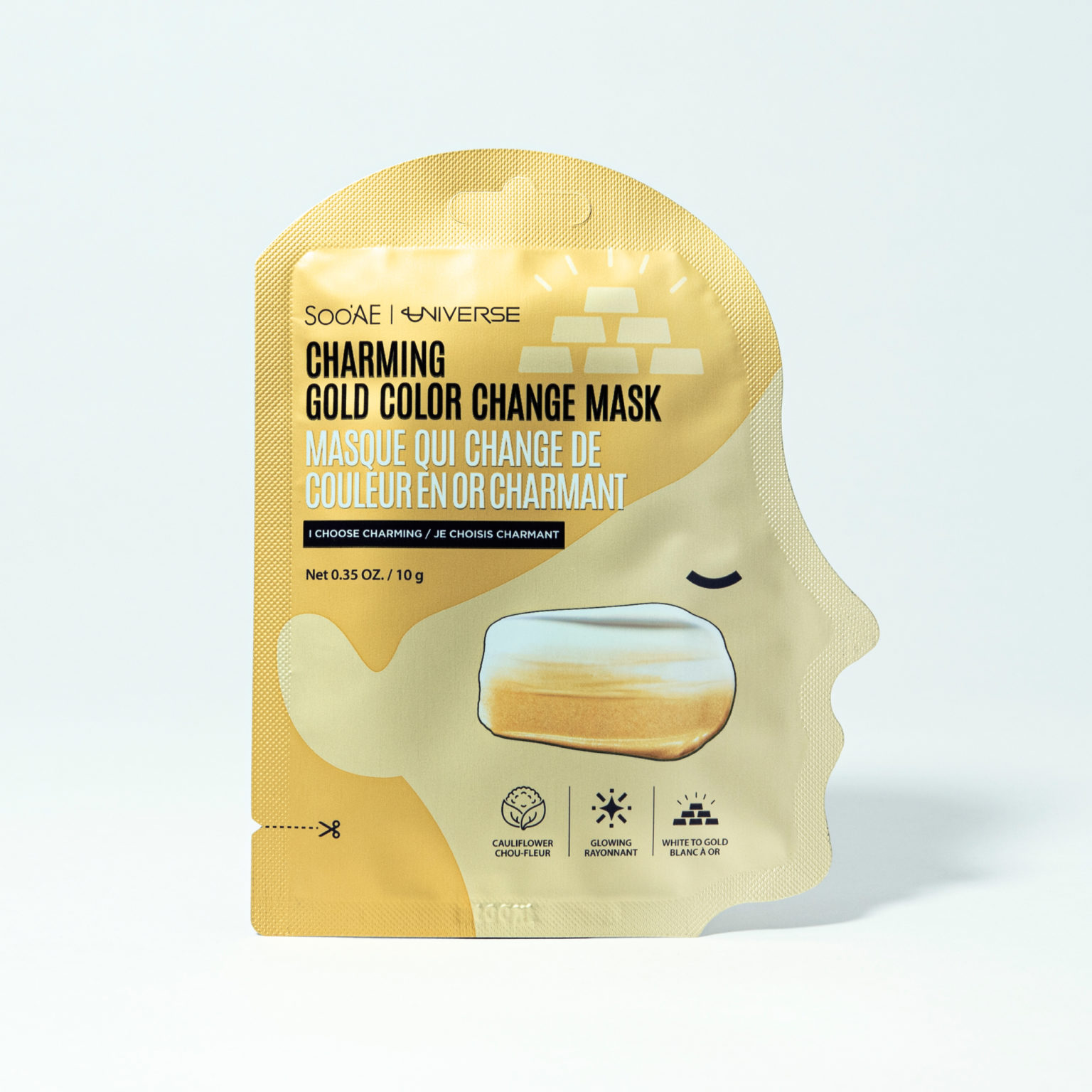 Charming Gold Color Change Mask - Green & Clean Beauty ::SIMPLE ...
